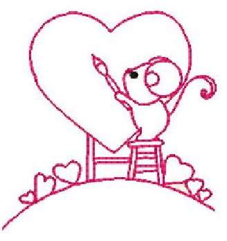 Mouse heart outline – cuddlebunnies.com.au